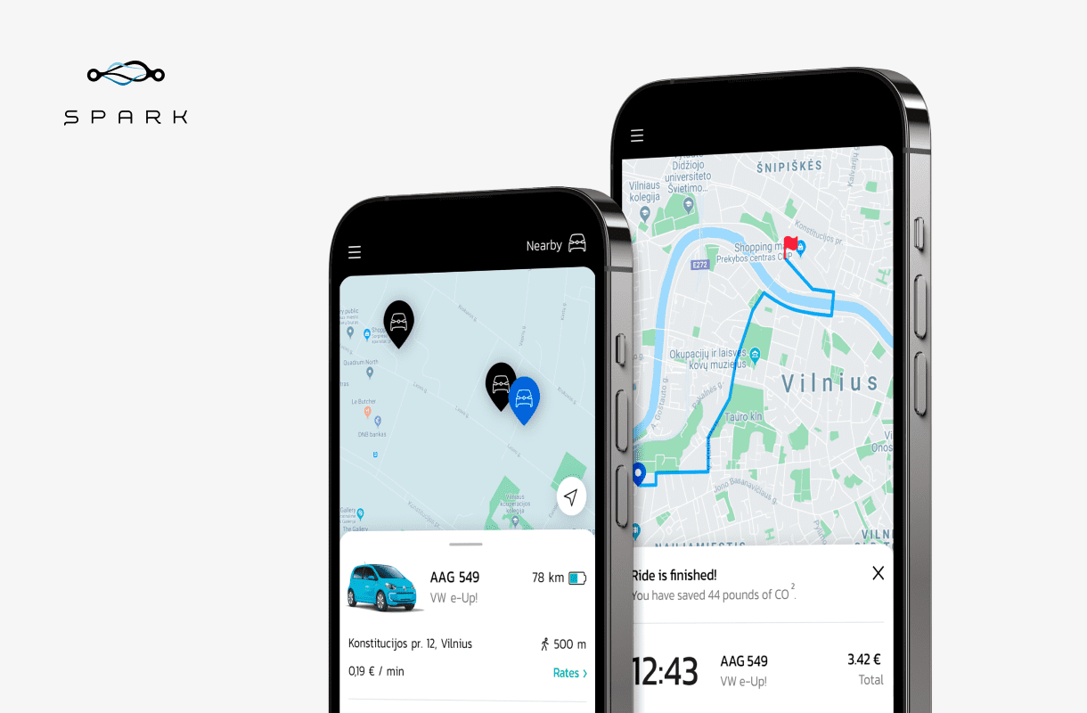 Civitta | Spark: car sharing mobile app