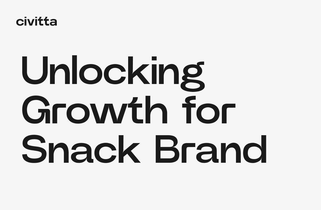 Civitta | Snack brand growth strategy: optimizing product portfolio